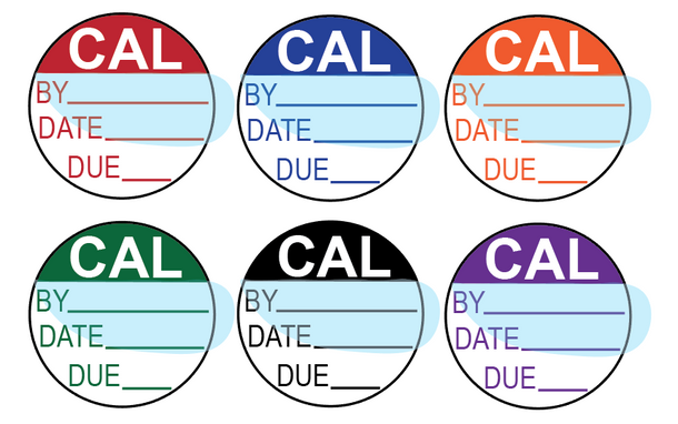 Calibration Labels (120) w/ Covers – Advanced Calibration Label