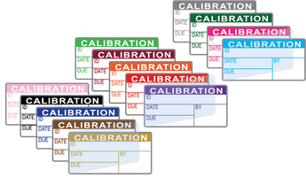 Calibration Labels (120) w/ Covers – Advanced Calibration Label