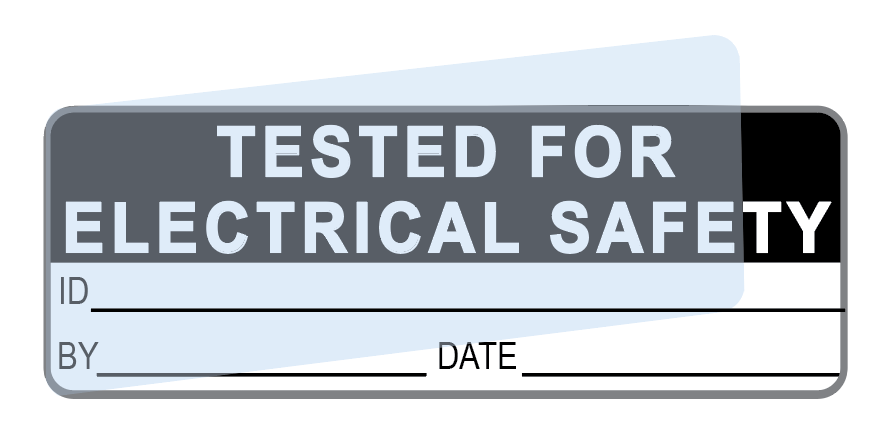 Electrical Safety Labels (120) w/ Covers – Advanced Calibration Label