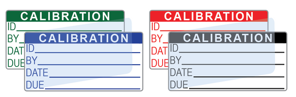 Calibration Labels (120) w/ Covers – Advanced Calibration Label