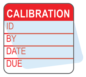 Calibration Labels (120) w/ Covers – Advanced Calibration Label