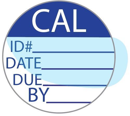 Calibration Labels (120) w/ Covers – Advanced Calibration Label