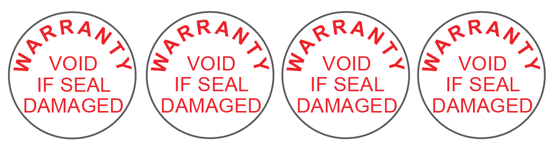 Warranty Void Seal (120) – Advanced Calibration Label