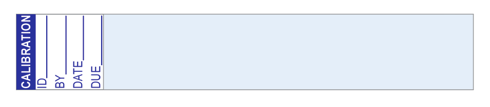 1" Wrap-A-Round Calibration Labels (60) – Advanced Calibration Label